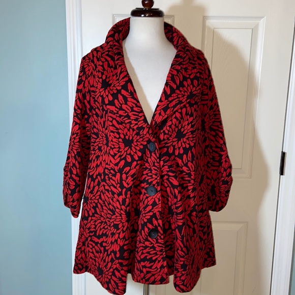 damee, inc. | Jackets & Coats | Damee Inc Floral Coat Small Jacket ...